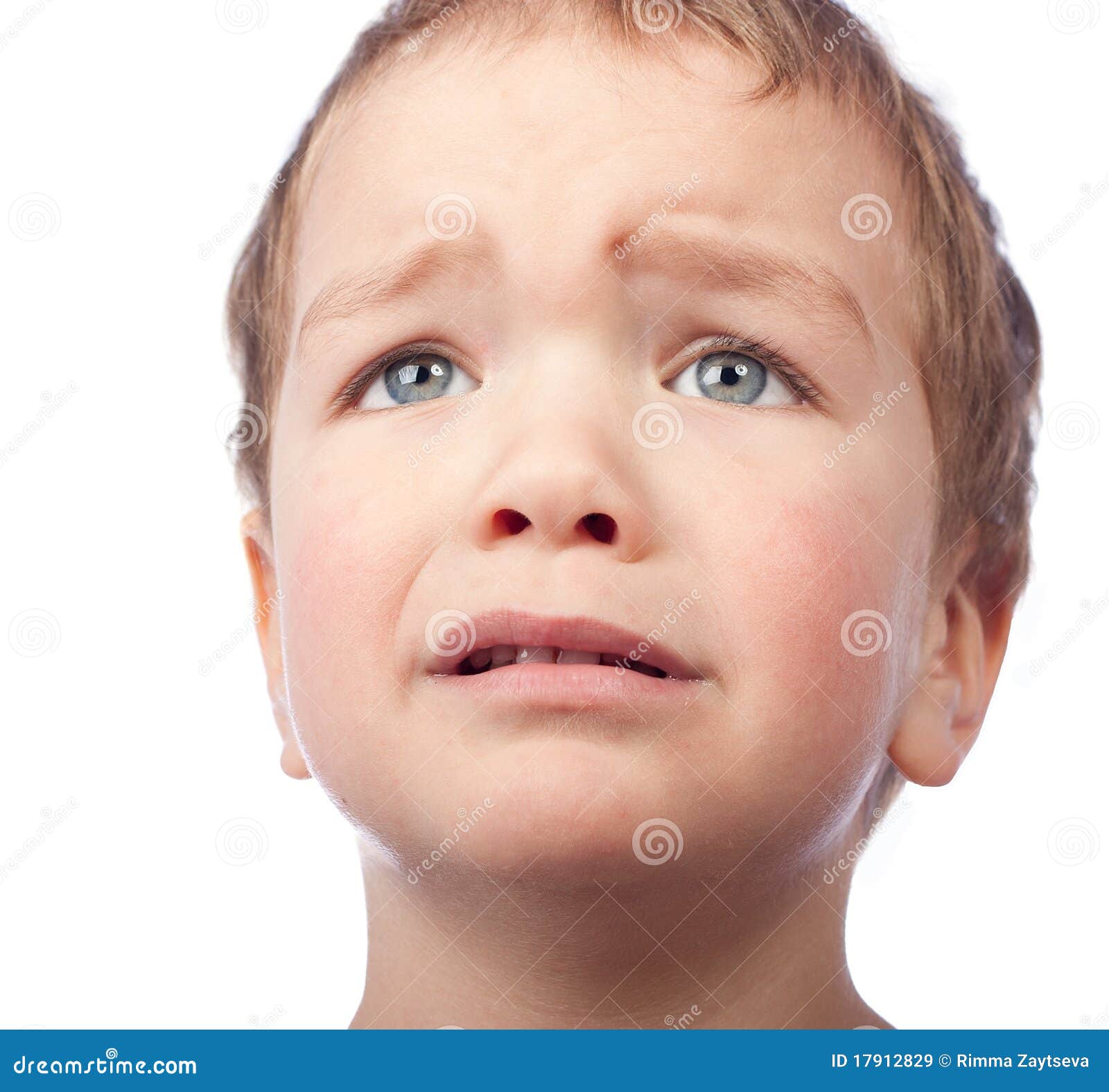 Portrait of small sad boy stock image. Image of background - 17912829
