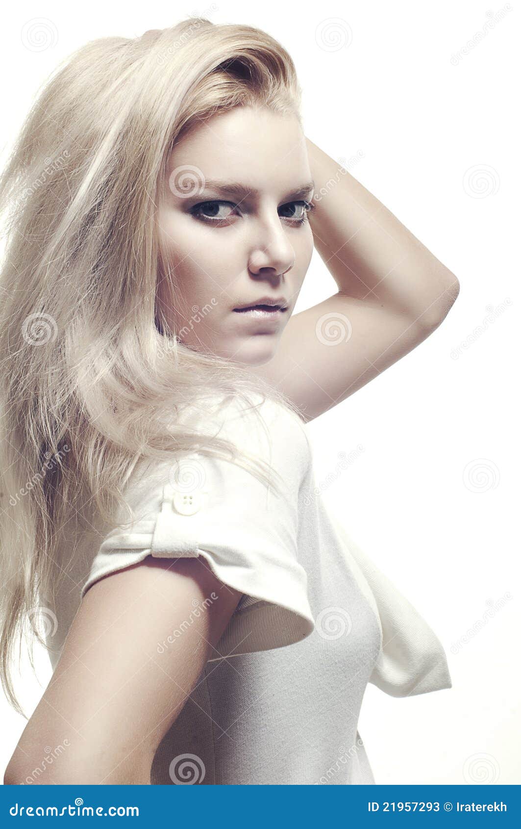 Portrait of a Smart Blonde Woman Stock Image - Image of attractive ...
