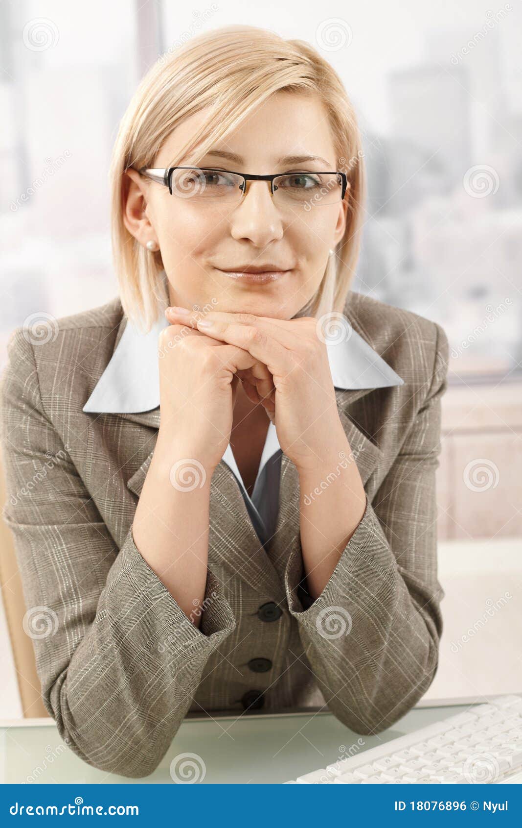 Portrait of Smart Businesswoman Stock Photo - Image of aged, european ...