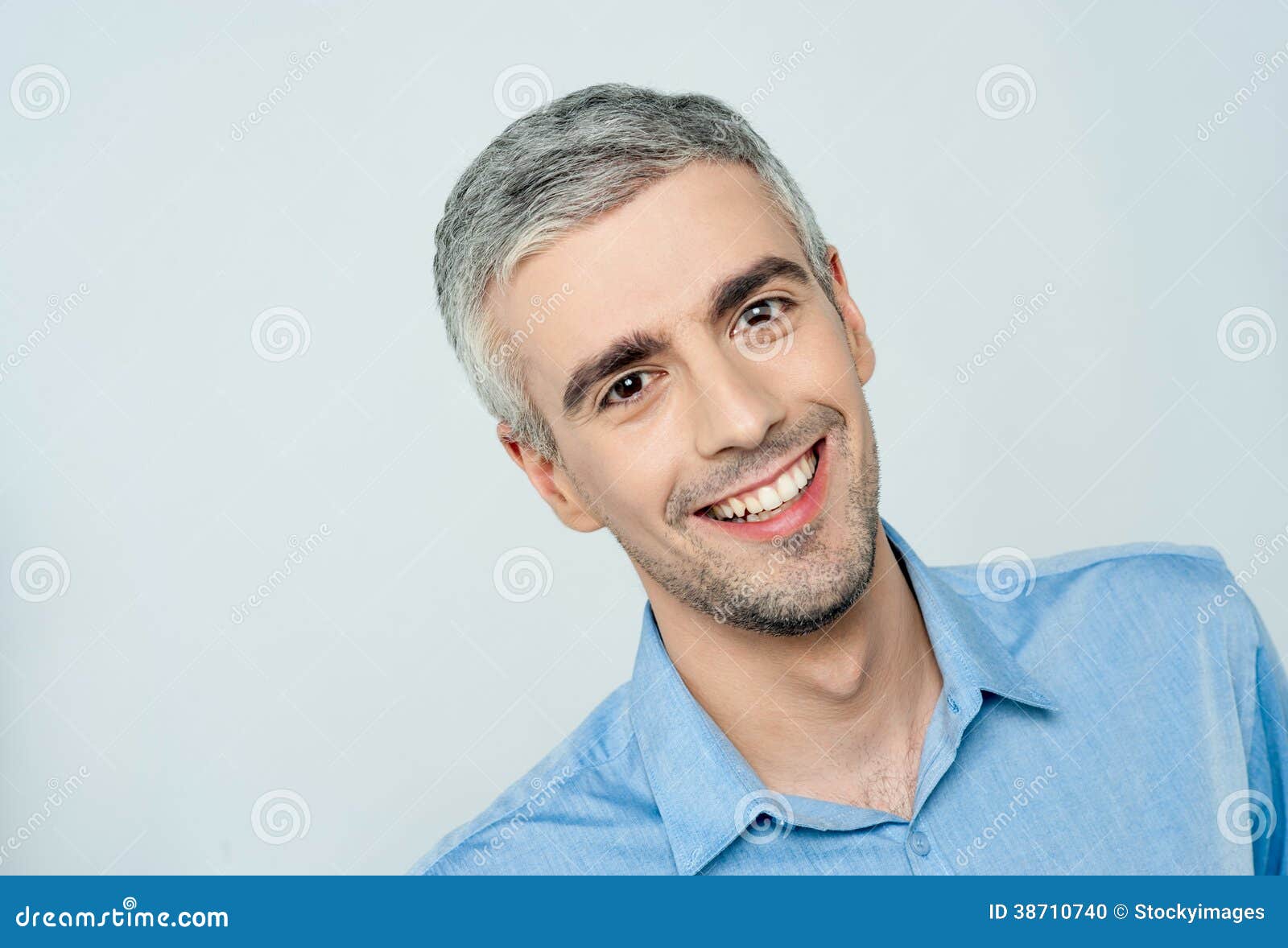 Portrait of a Smart Male Model Stock Photo - Image of modern, calm ...