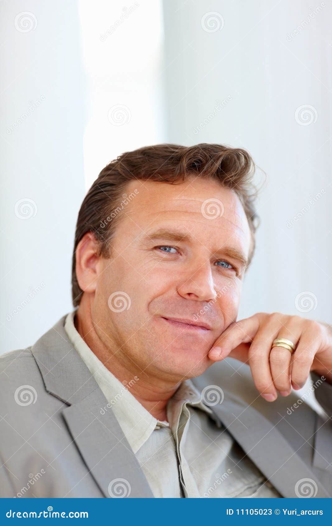 Portrait of a Smart Mature Business Man Stock Image - Image of good ...