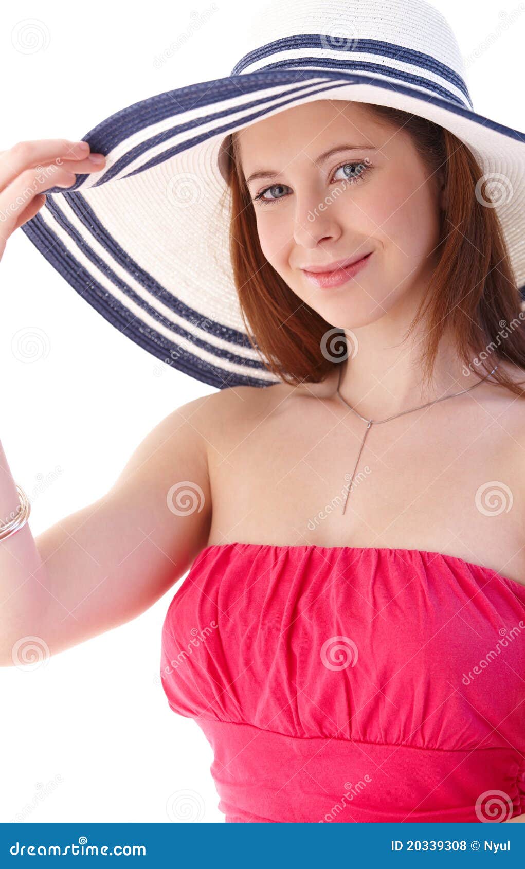 Portrait of Smart Woman Smiling Stock Photo - Image of ginger ...