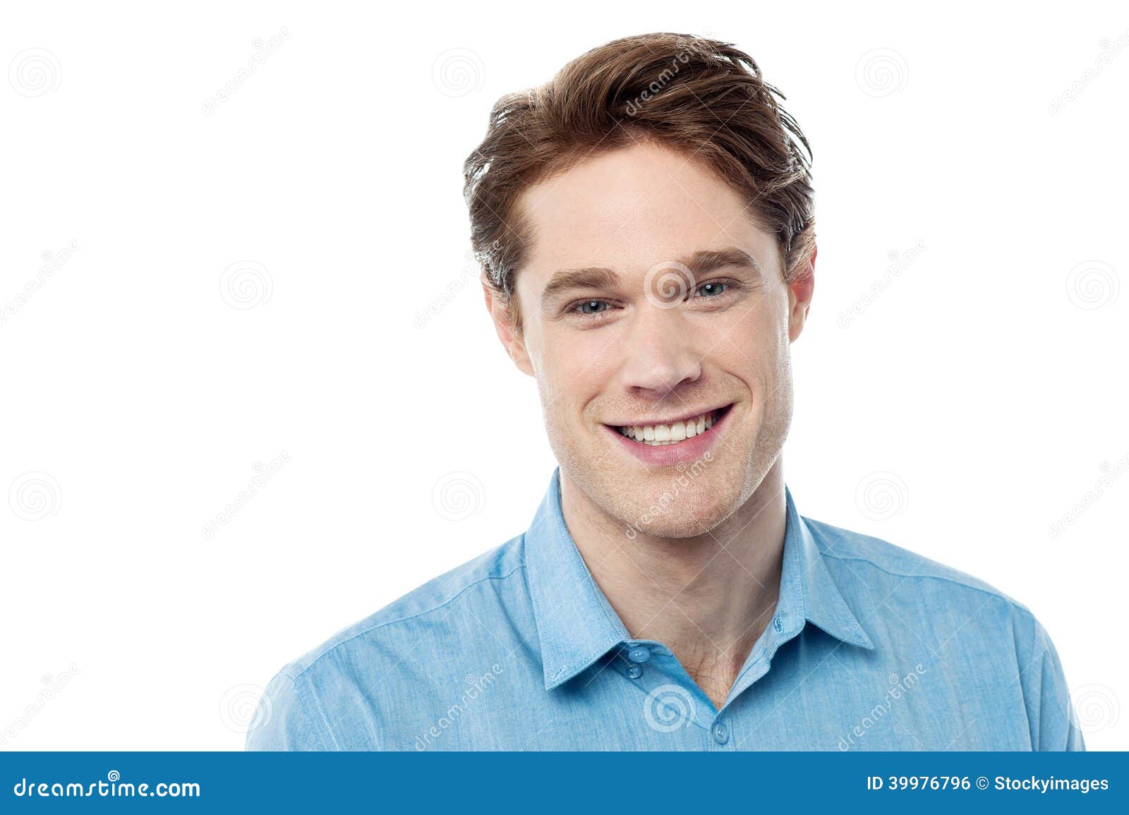 Portrait of a Smart Young Man Stock Photo - Image of executive, calm ...