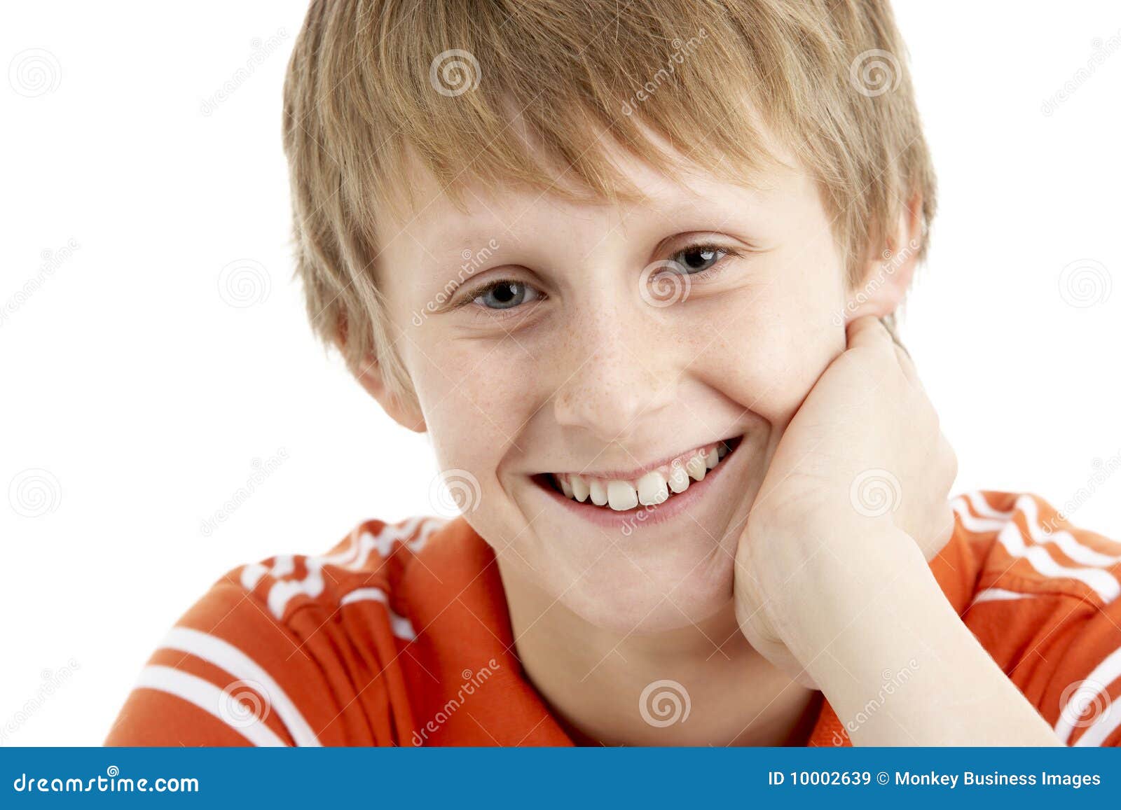 Portrait Of Smiling 12 Year Old Boy Royalty-Free Stock Photo ...
