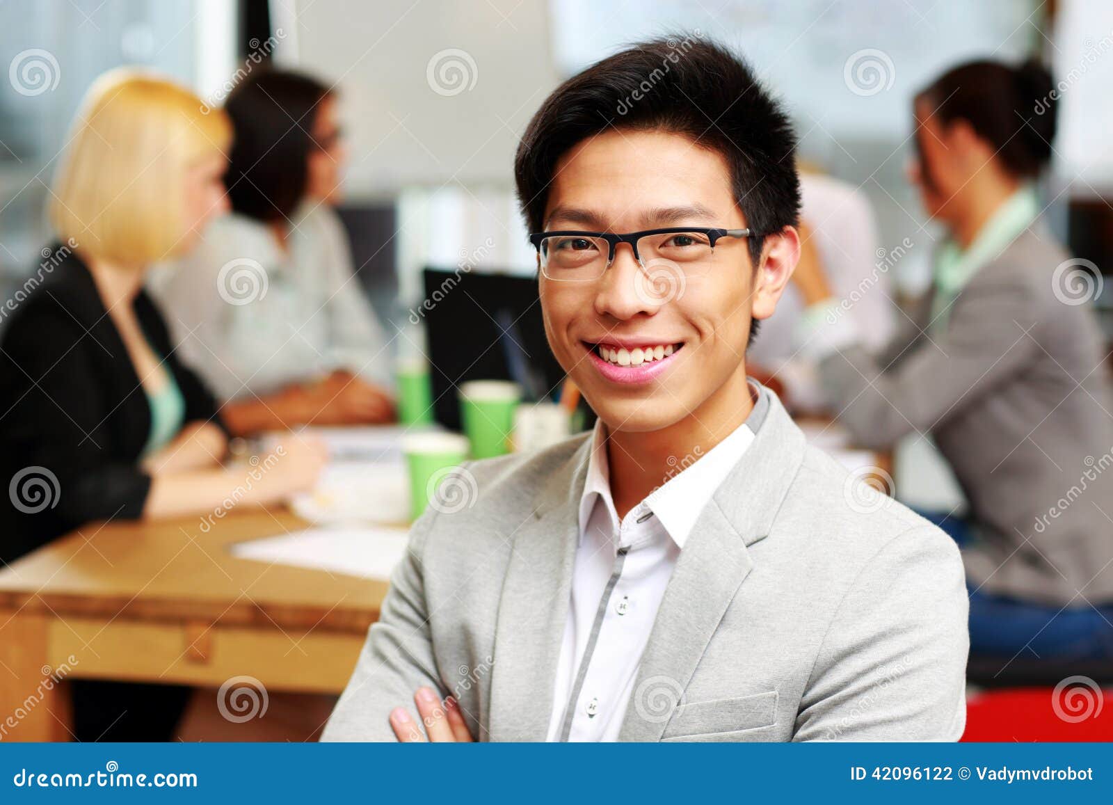 Portrait of Smiling Asian Businessman Stock Photo - Image of arms ... Portrait of Smiling Asian Businessman Stock Photo - Image of arms ...