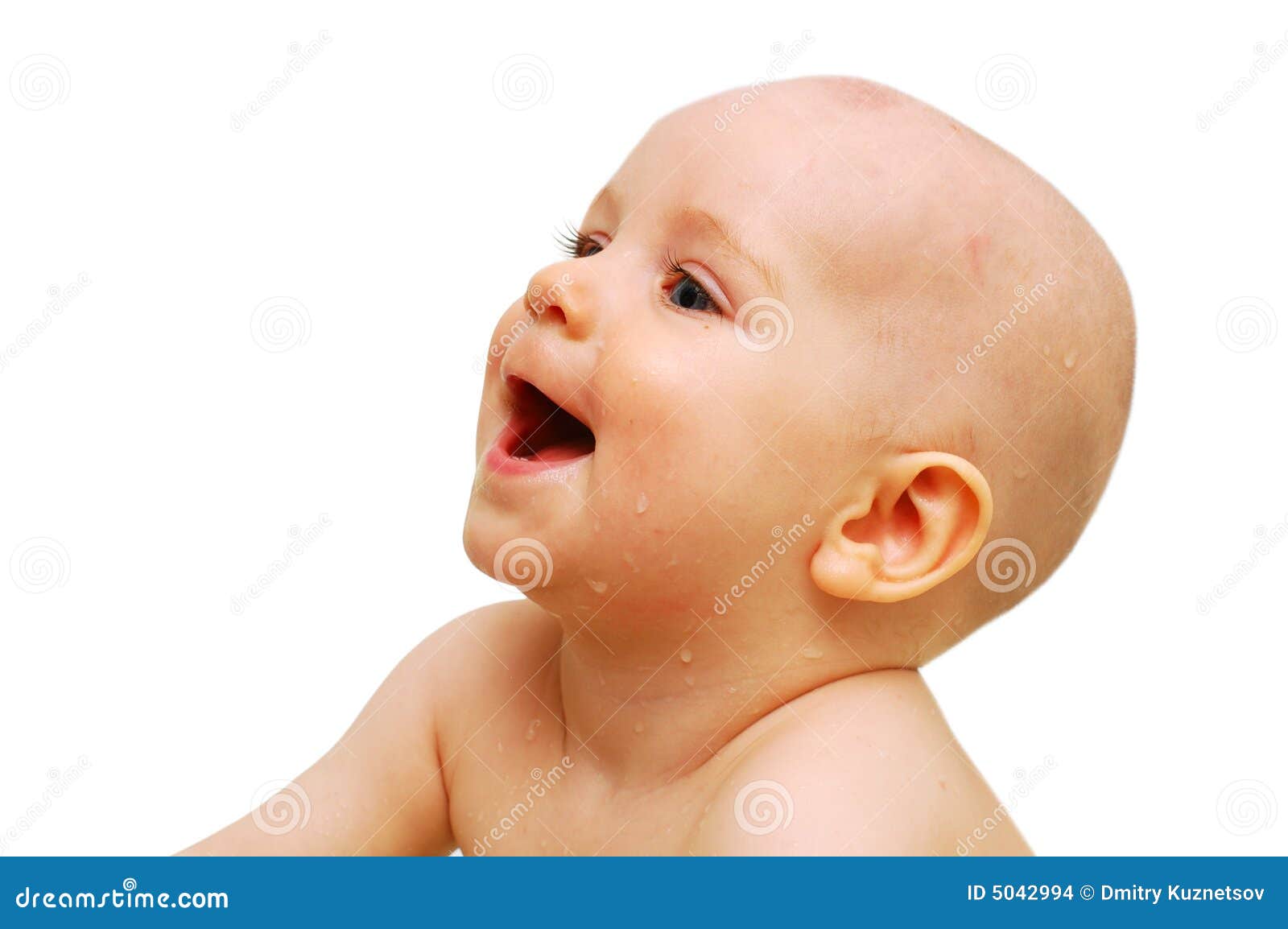 Portrait of smiling baby stock photo. Image of human, face - 5042994