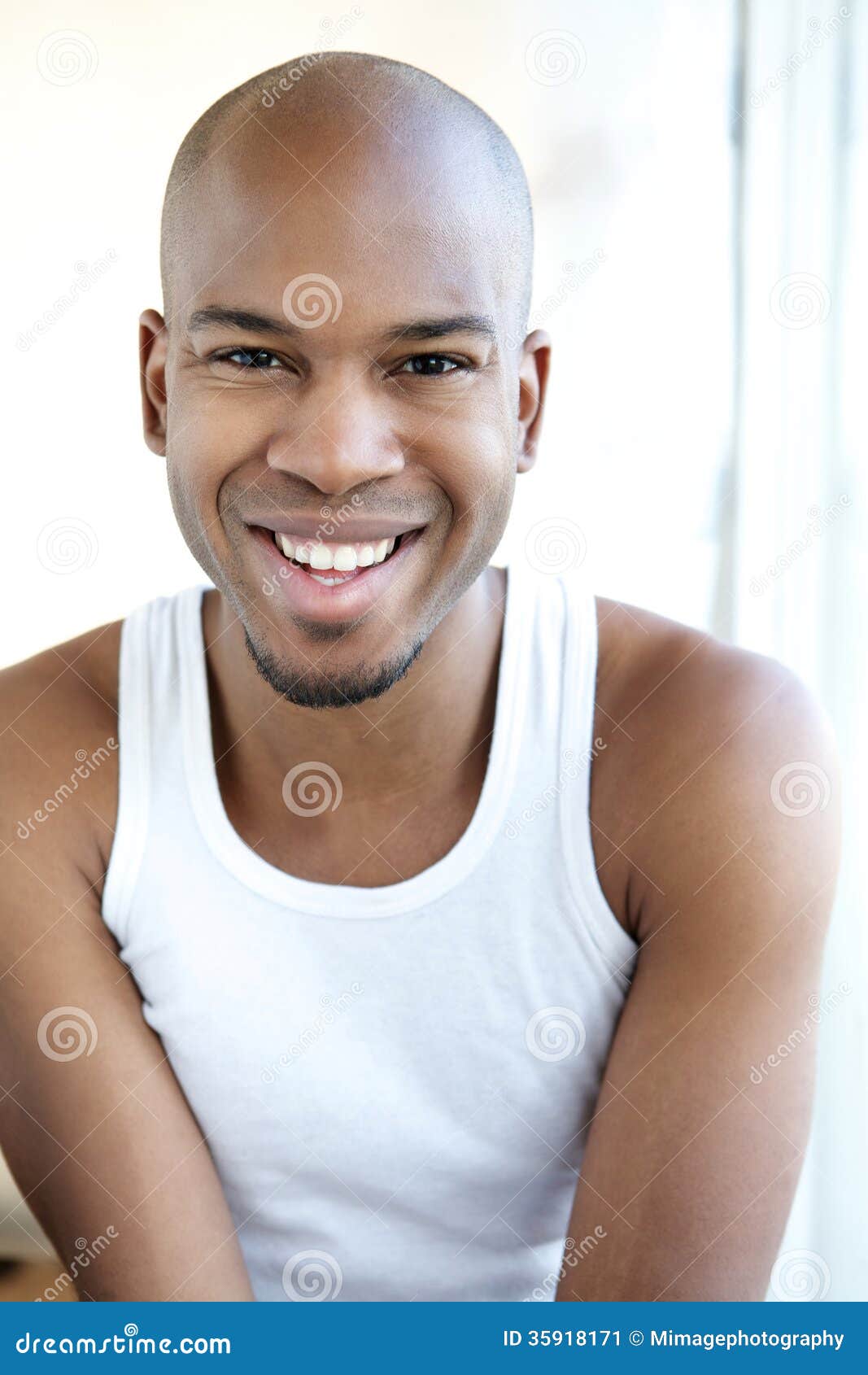 Portrait of a Smiling Black Man Stock Image - Image of indoors, adult ... Portrait of a Smiling Black Man Stock Image - Image of indoors, adult ...