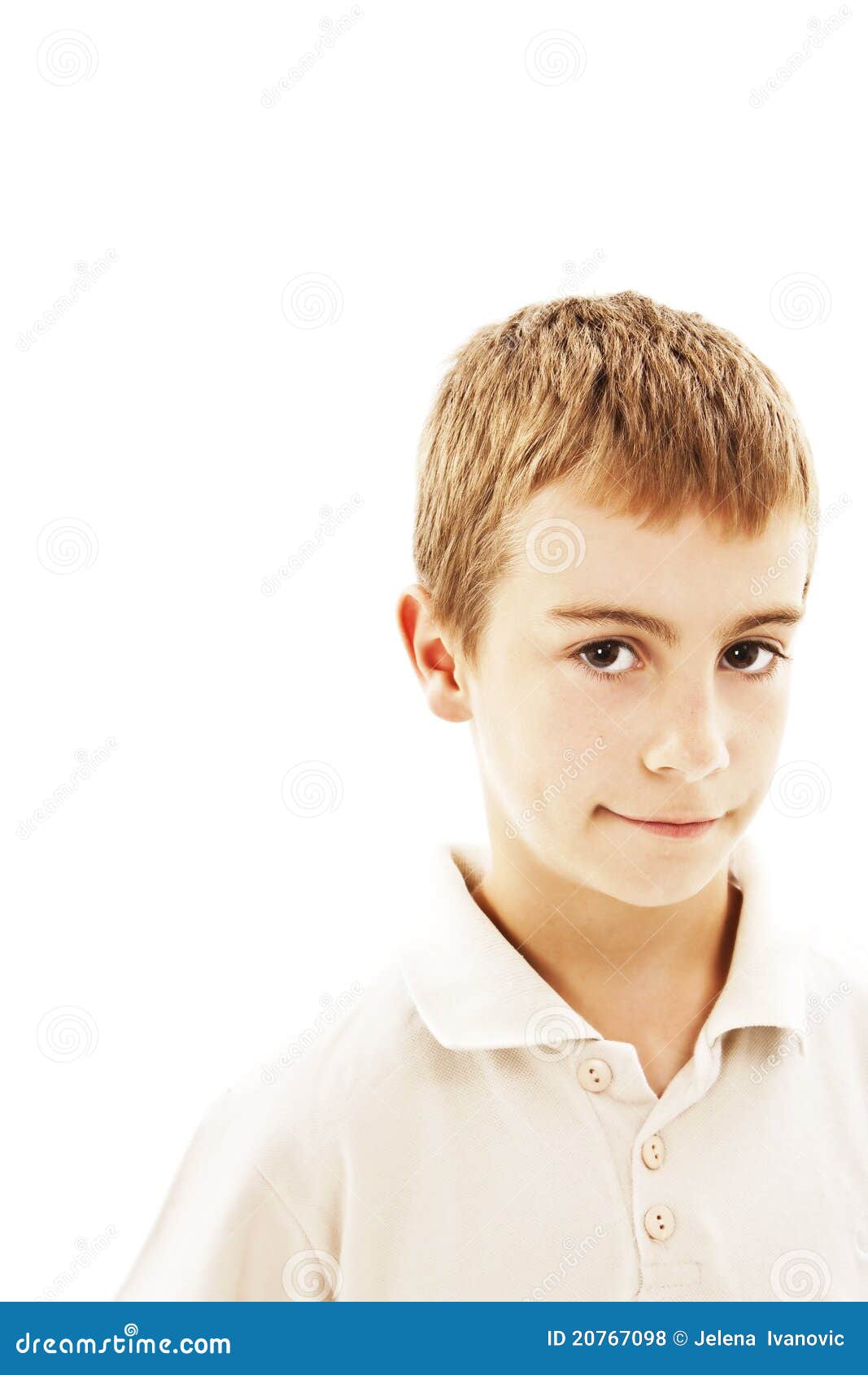 Portrait of the Smiling Boy Stock Photo - Image of face, nice: 20767098