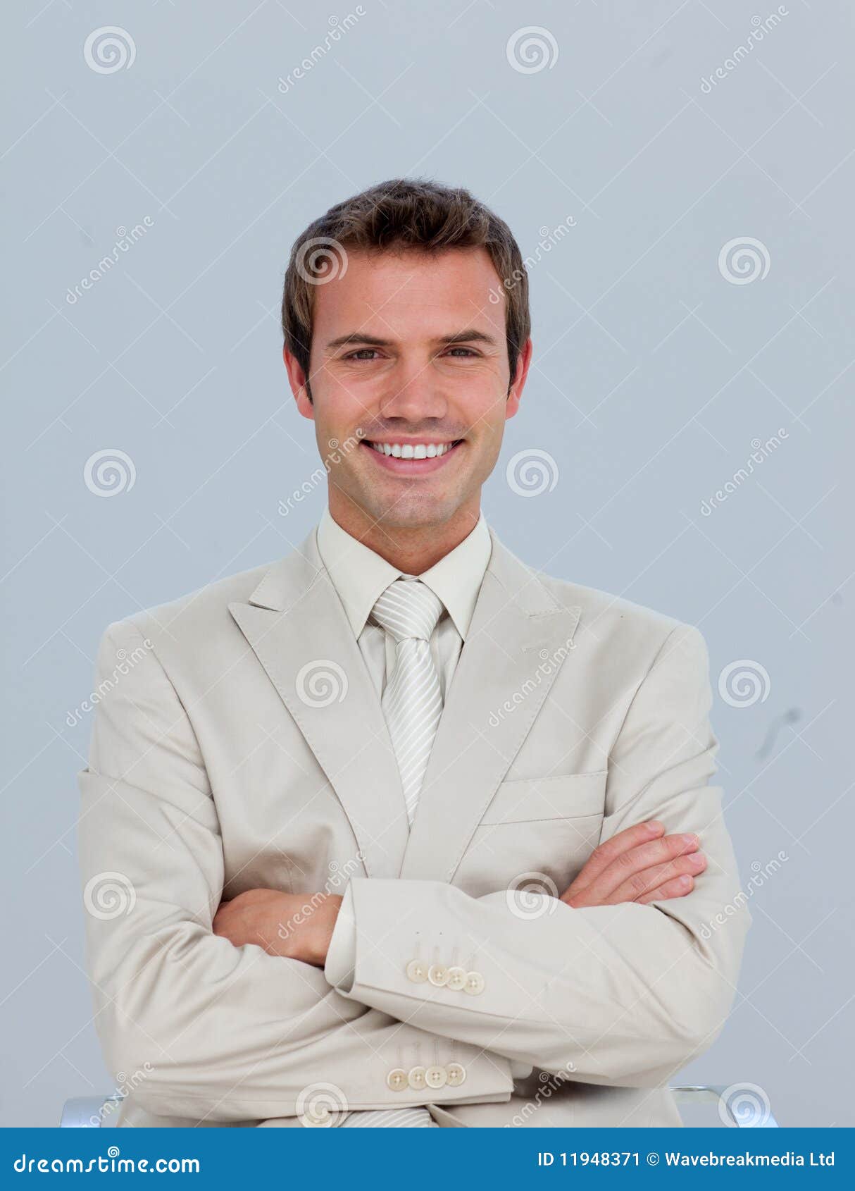 Portrait of Smiling Businessman with Folded Arms Stock Image - Image of ... Portrait of Smiling Businessman with Folded Arms Stock Image - Image of ...