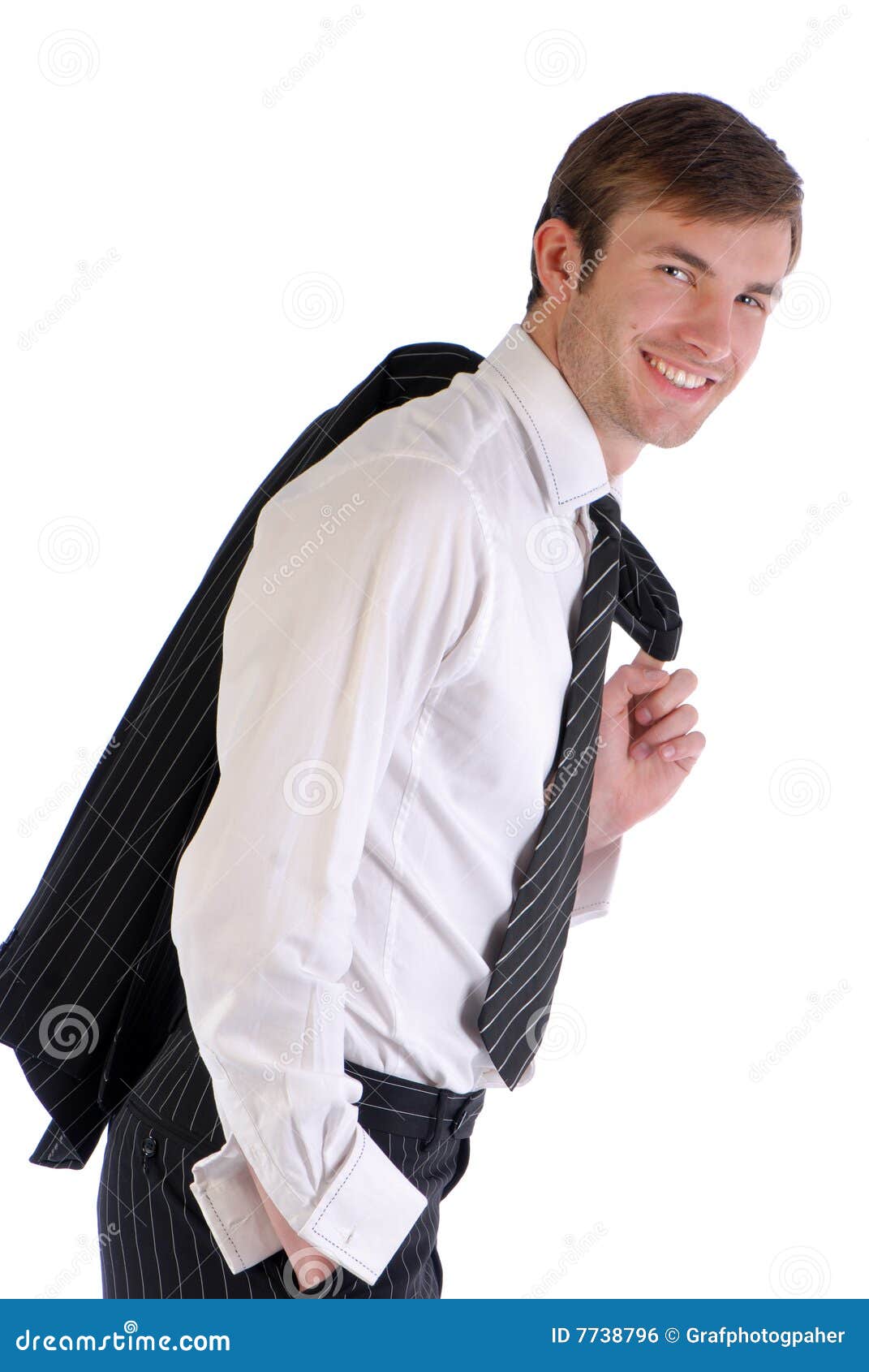 Portrait Smiling Busnessman Stock Photo - Image of modern, human: 7738796