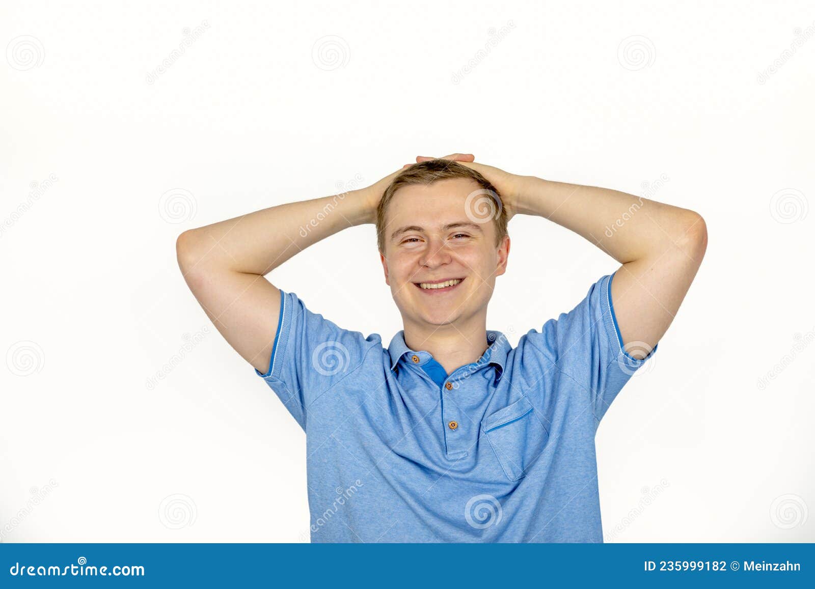 Portrait of Smiling Young Man Stock Photo - Image of face, positive ...