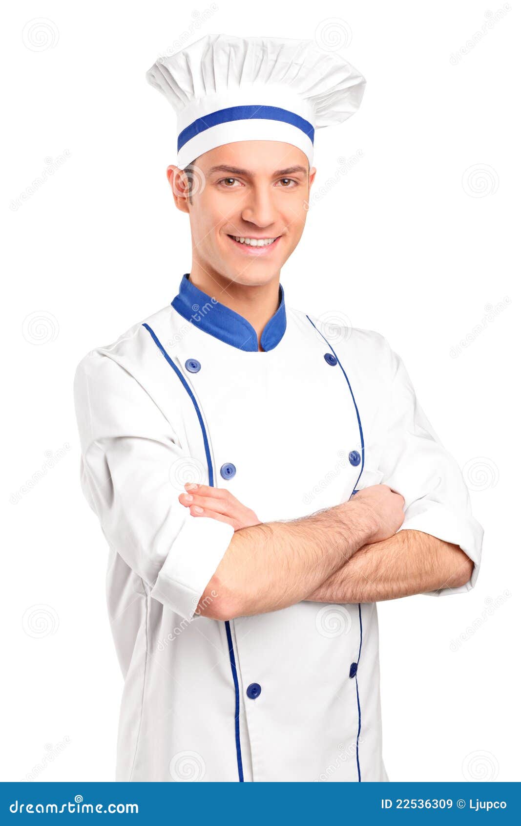 Portrait of smiling chef stock image. Image of career - 22536309