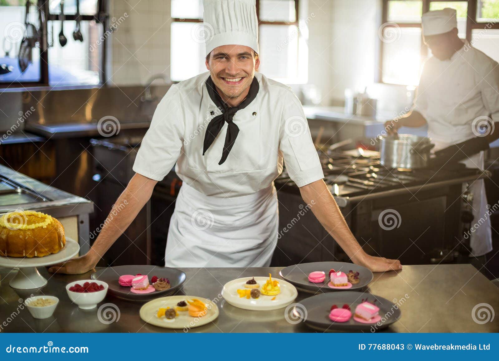 466 Chef Presenting Dessert Stock Photos - Free & Royalty-Free Stock ...