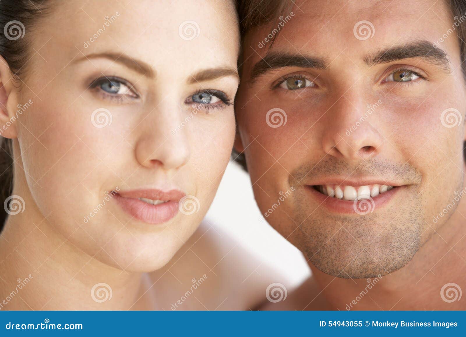 Portrait of Smiling Couple stock image. Image of smiling - 54943055