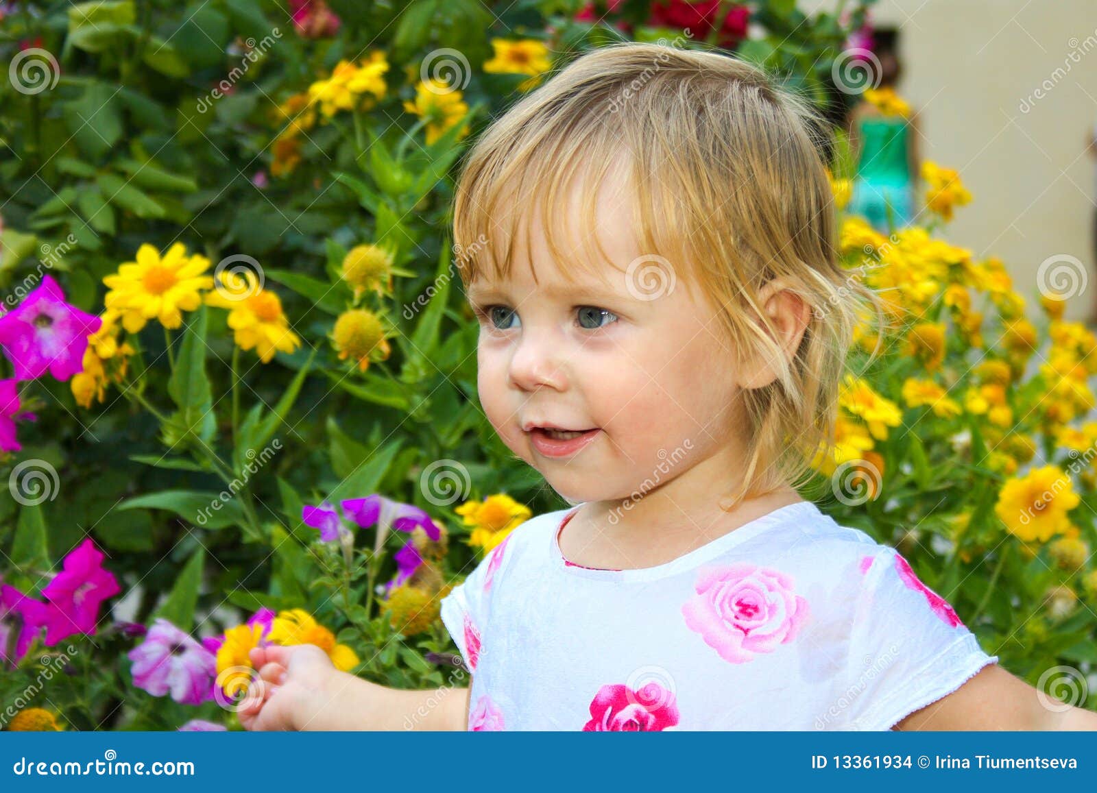 Portrait of Smiling Cute Little Child Stock Photo - Image of happiness ...
