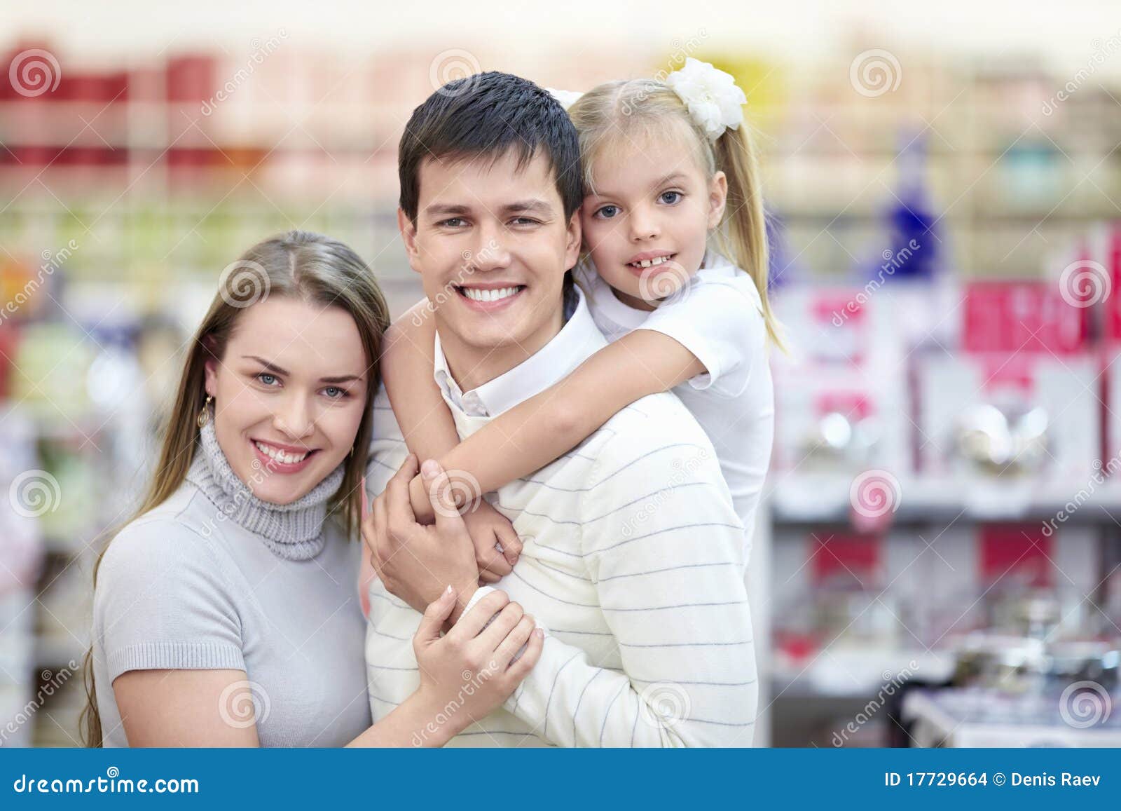 Portrait of Smiling Families Stock Photo - Image of married, family ...