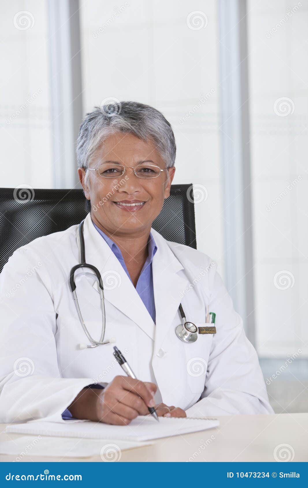 Portrait of Smiling Female Doctor Stock Photo - Image of coat, medical ... Portrait of Smiling Female Doctor Stock Photo - Image of coat, medical ...