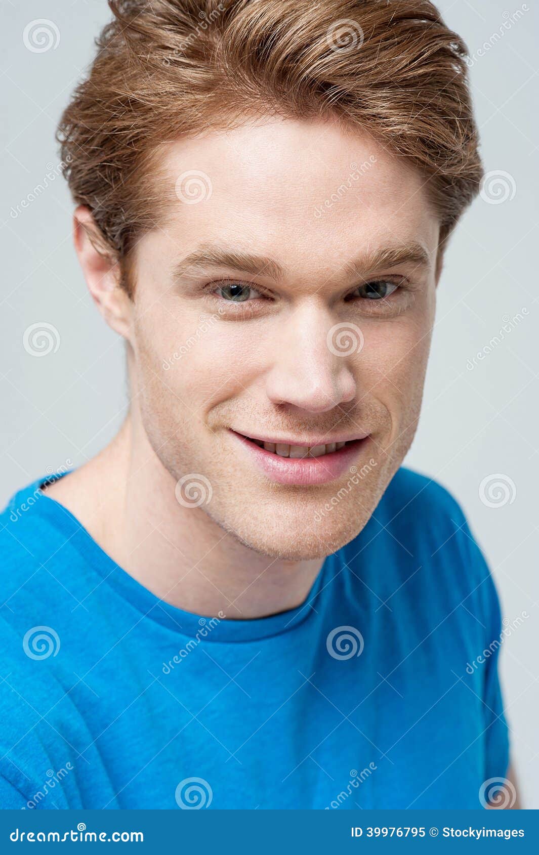 Portrait of a smiling guy stock image. Image of fashionable - 39976795