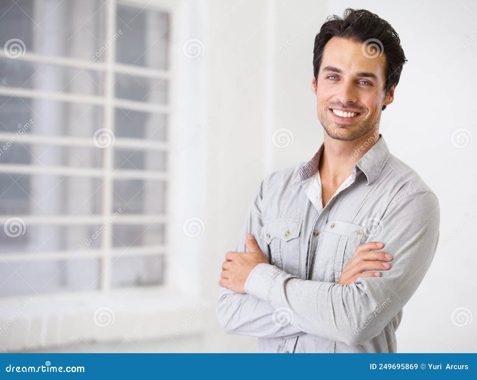 Confidence Is Infectious Portrait Of A Smiling Handsome Man With His