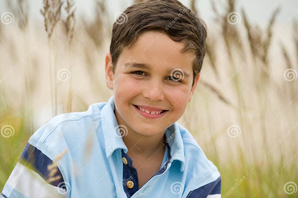 Portrait of smiling kid stock photo. Image of portrait - 7938176