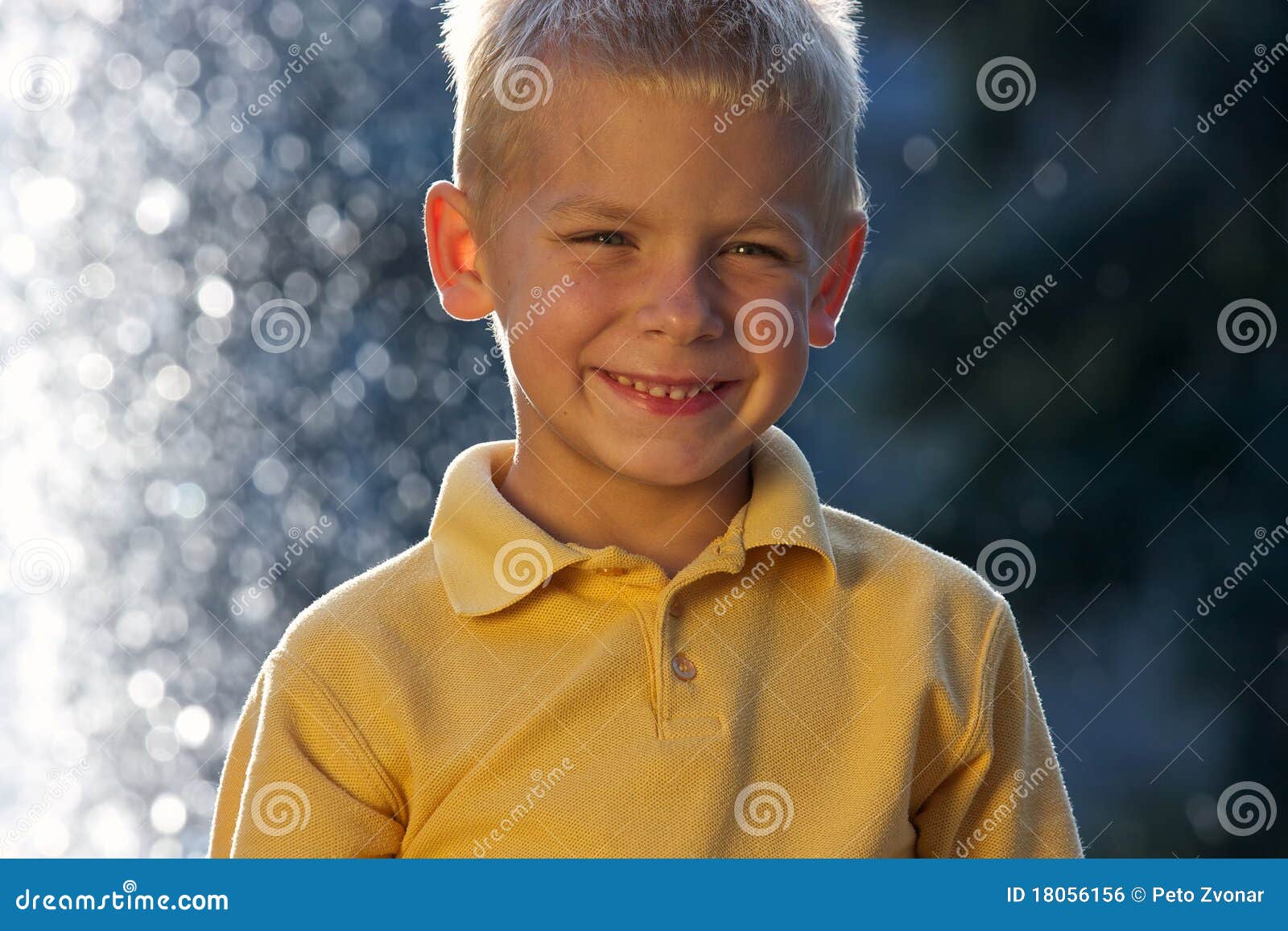 Portrait of Smiling Little Boy Stock Photo - Image of life, person ...