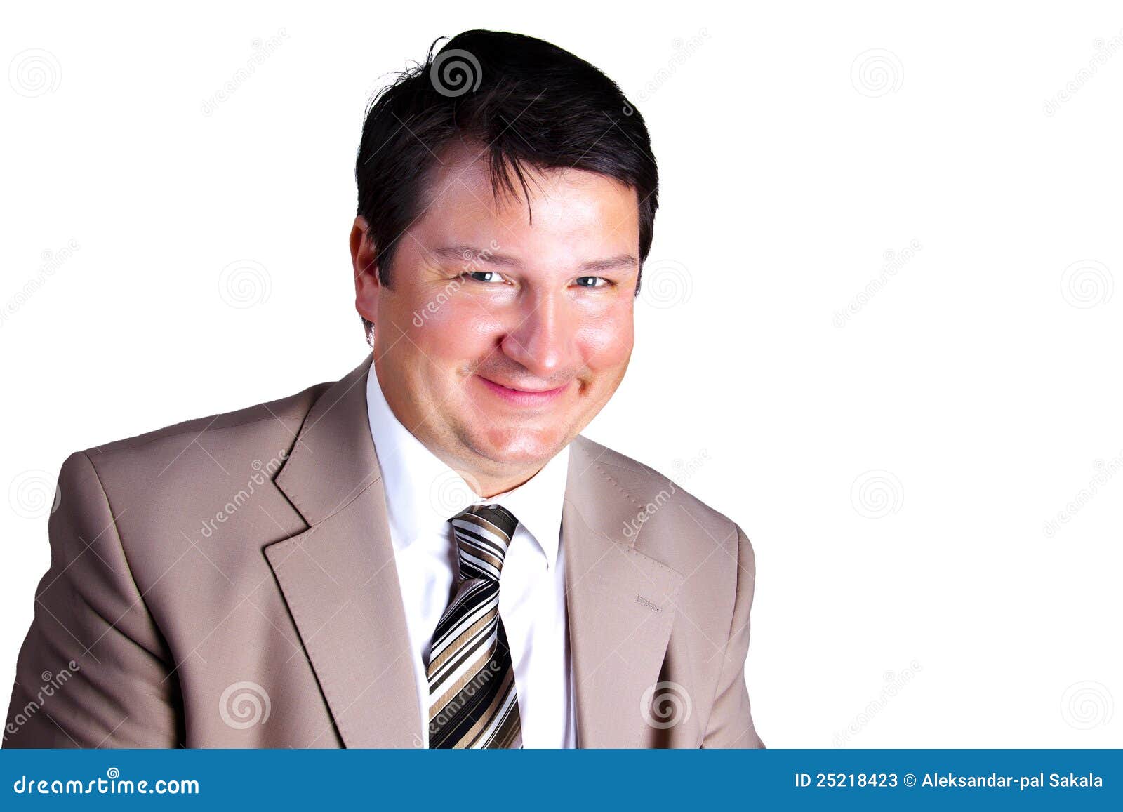 Portrait of a smiling man stock image. Image of business - 25218423