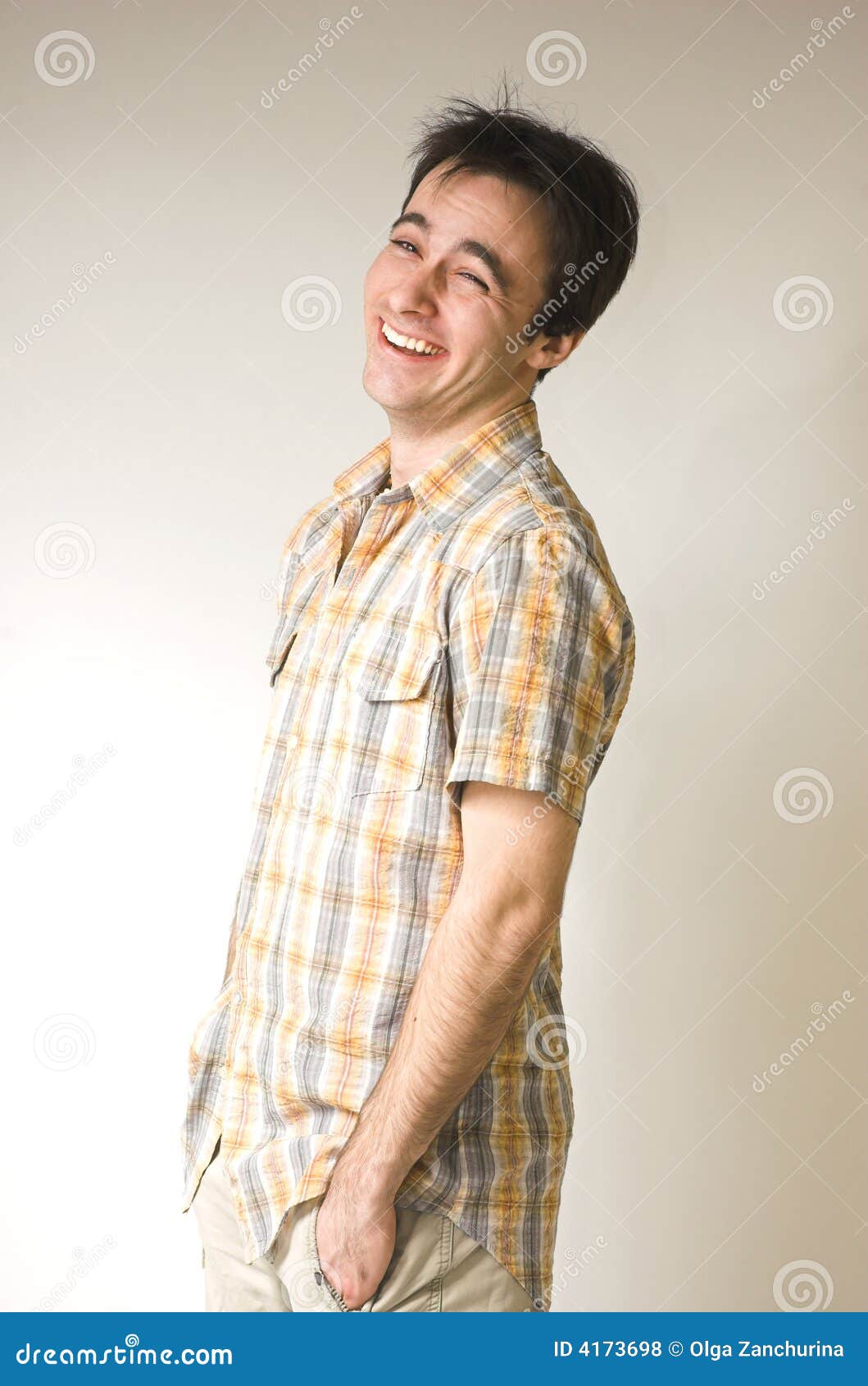 Portrait smiling men stock photo. Image of copy, human - 4173698