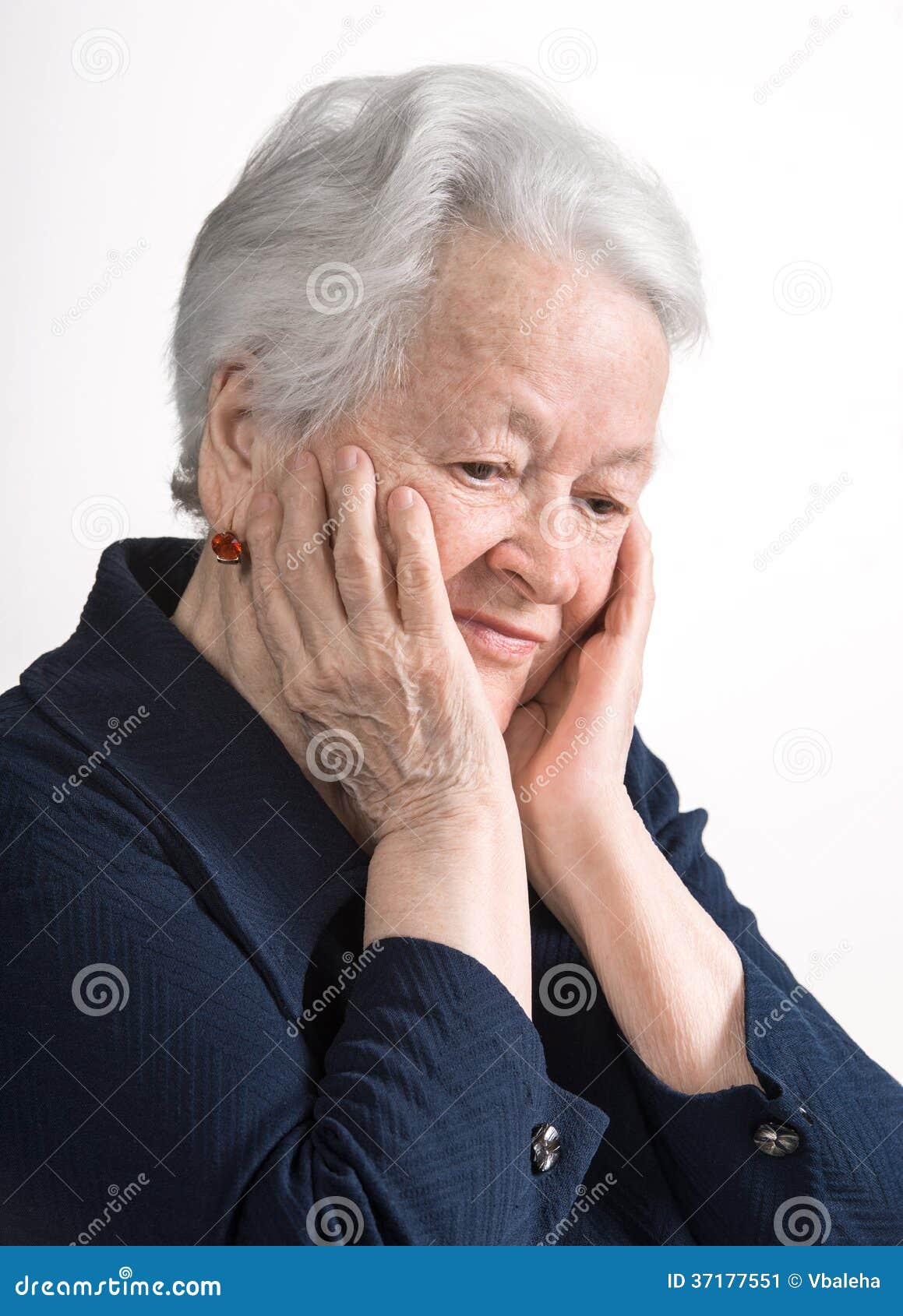 Portrait of Smiling Old Woman Stock Image - Image of person, face: 37177551