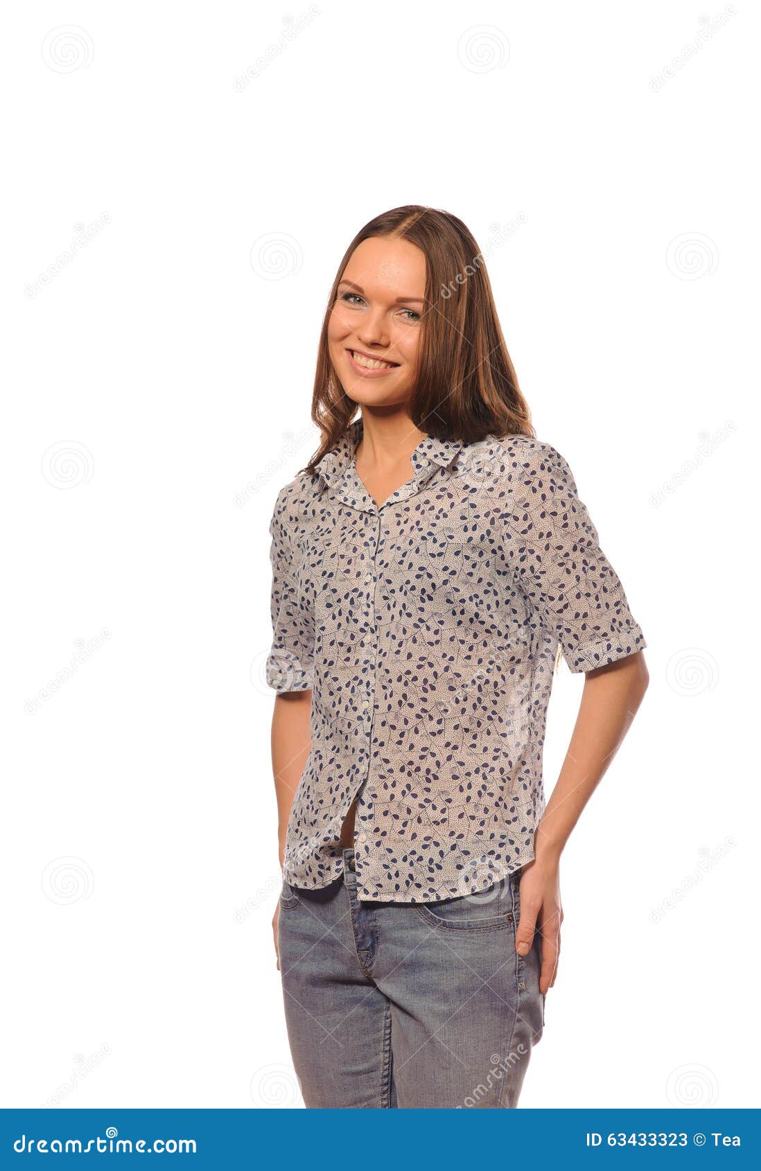 Portrait of Smiling Positive Woman Stock Image - Image of glamour, face ... Portrait of Smiling Positive Woman Stock Image - Image of glamour, face ...