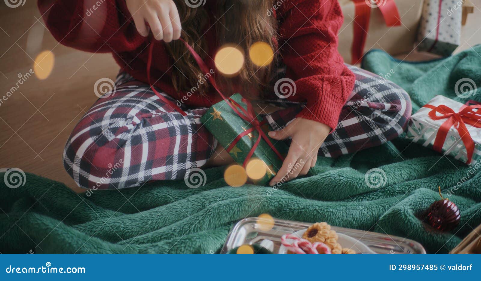 Smiling Positive Woman Christmas Portrait Stock Image - Image of young ... Smiling Positive Woman Christmas Portrait Stock Image - Image of young ...