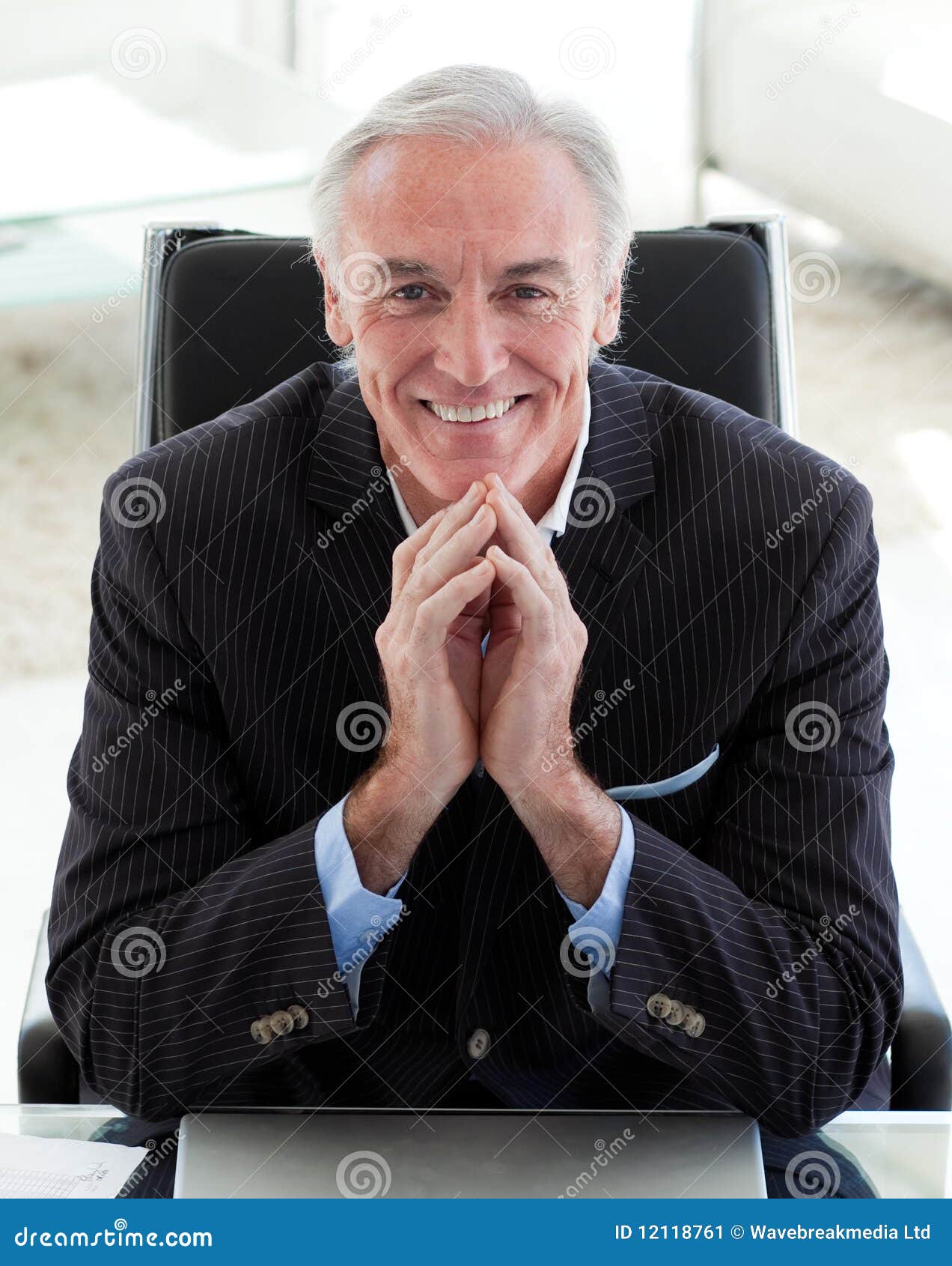 Portrait of a Smiling Senior Businessman Stock Image - Image of male ... Portrait of a Smiling Senior Businessman Stock Image - Image of male ...
