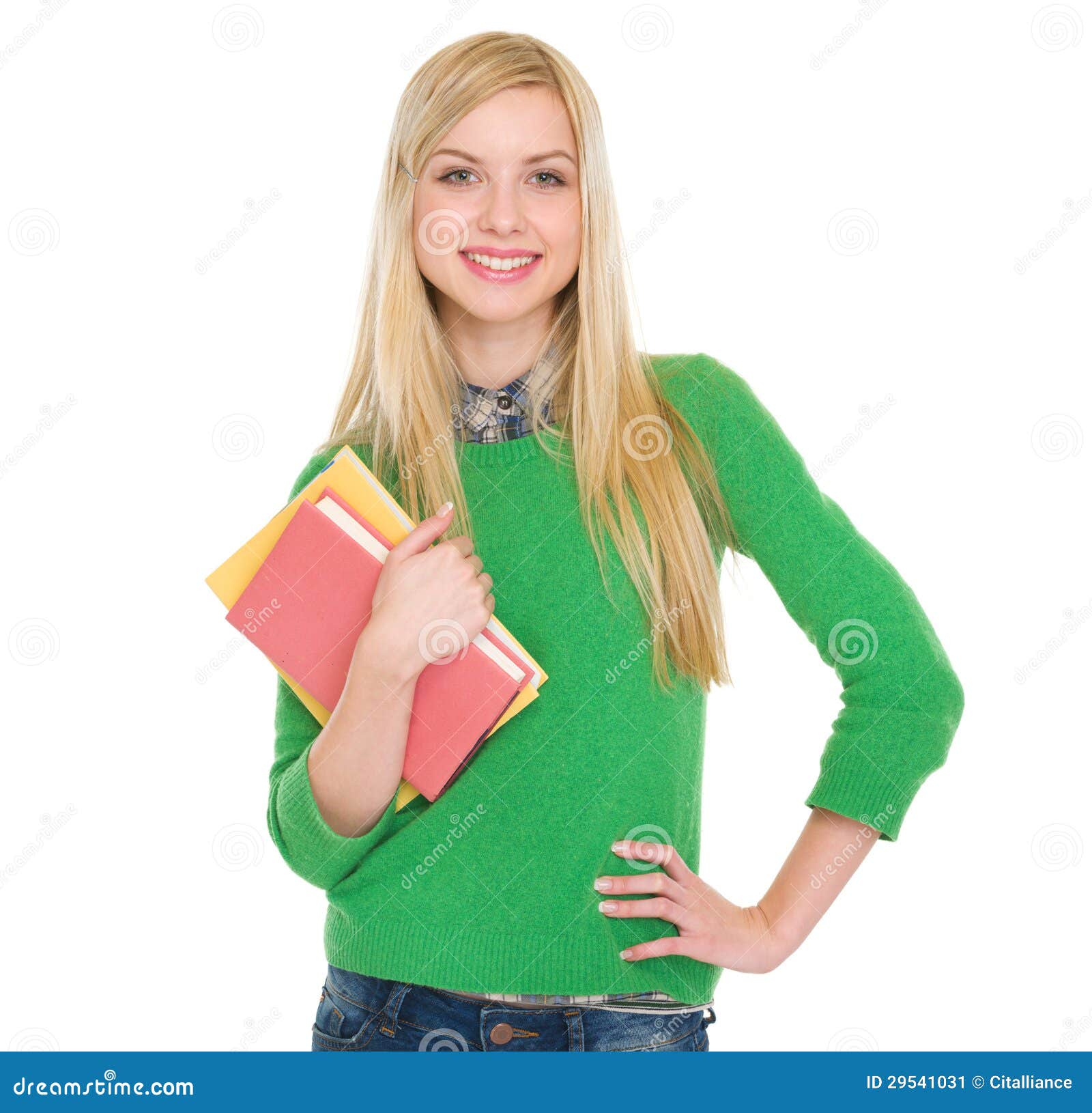 Portrait of Smiling Student Girl Stock Image - Image of caucasian ... Portrait of Smiling Student Girl Stock Image - Image of caucasian ...