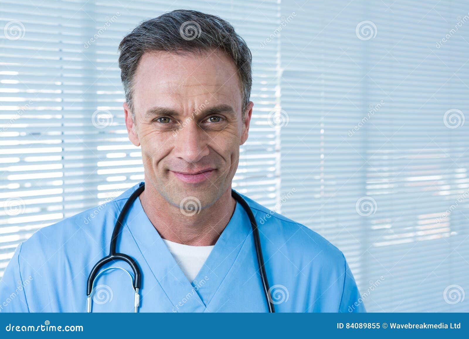 Portrait of Smiling Surgeon Stock Image - Image of professional ...