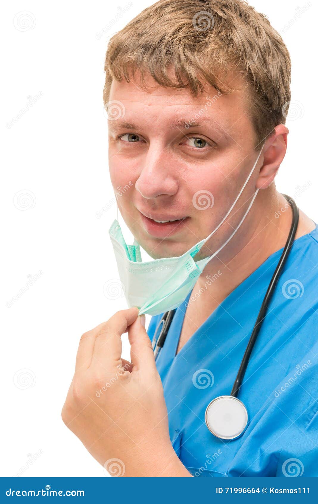 Portrait of Smiling Surgeon Stock Photo - Image of medicine, person ...
