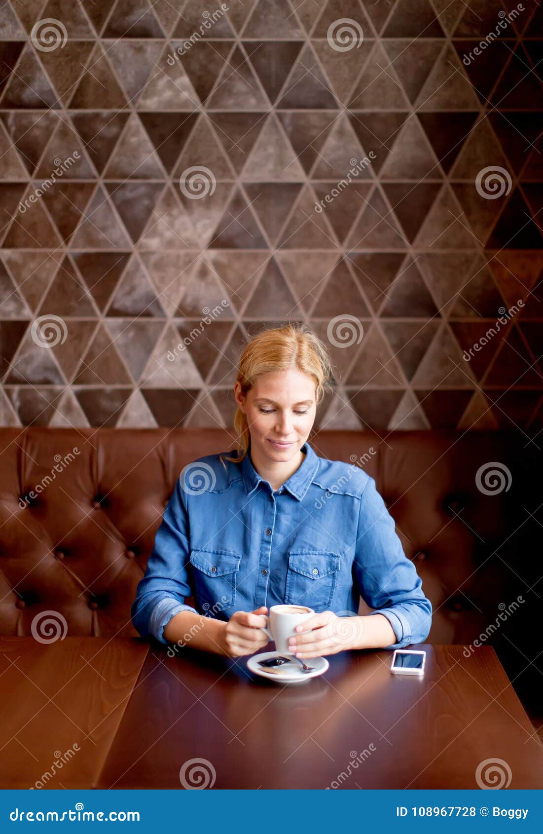 Smiling Young Woman Drinking Coffee at Cafe Stock Photo - Image of ... Smiling Young Woman Drinking Coffee at Cafe Stock Photo - Image of ...