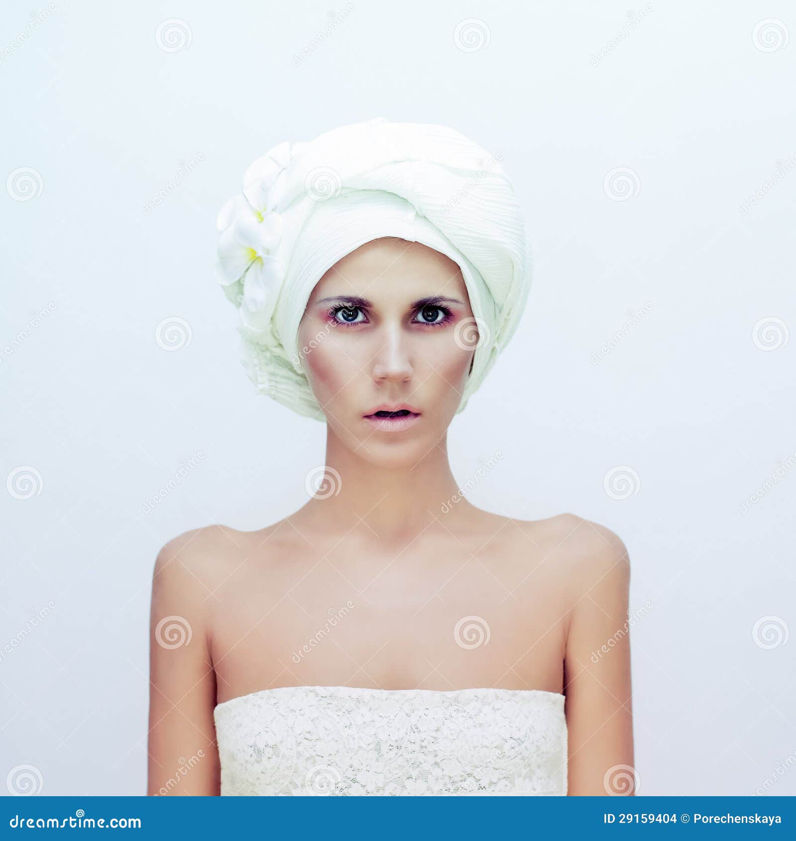 Portrait of a spa girl stock photo. Image of clean, caucasian - 29159404
