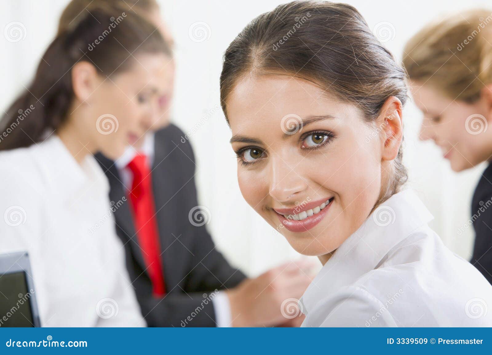 Portrait of specialist stock image. Image of female, colleague - 3339509