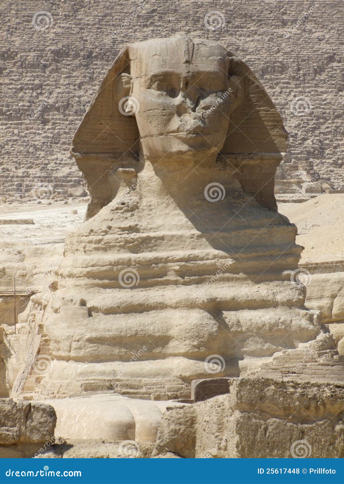 Portrait of the Sphinx stock photo. Image of colossus - 25617448