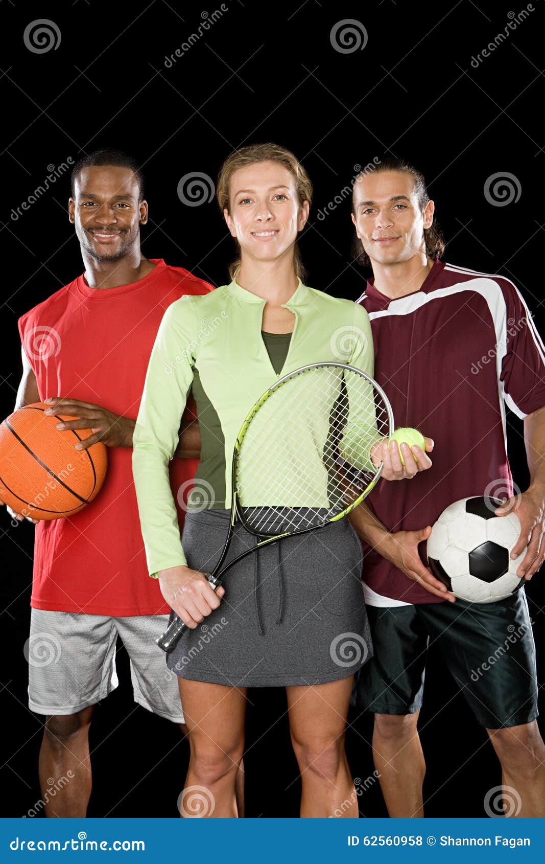 Portrait of sports people stock photo. Image of healthy - 62560958