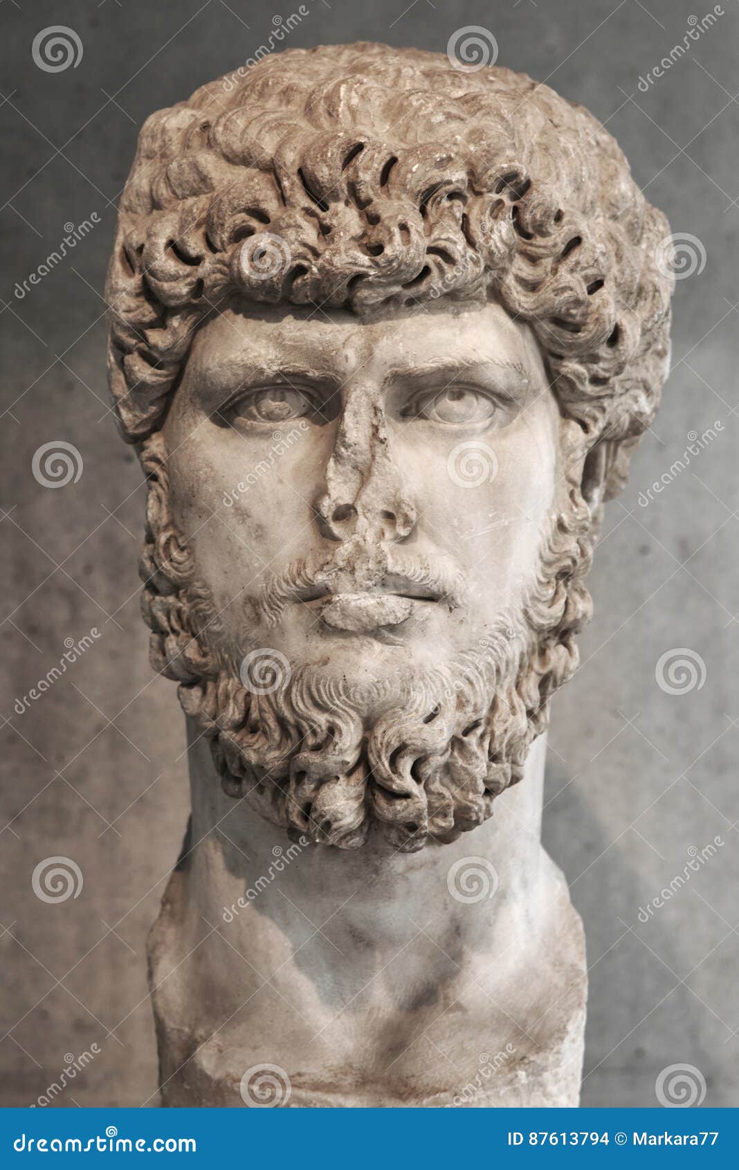 Portrait Of Emperor Titus Made Of Marble Editorial Photo ...
