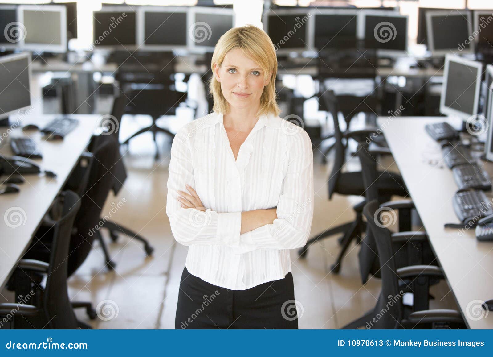 Portrait of a Stock Trader stock image. Image of working - 10970613