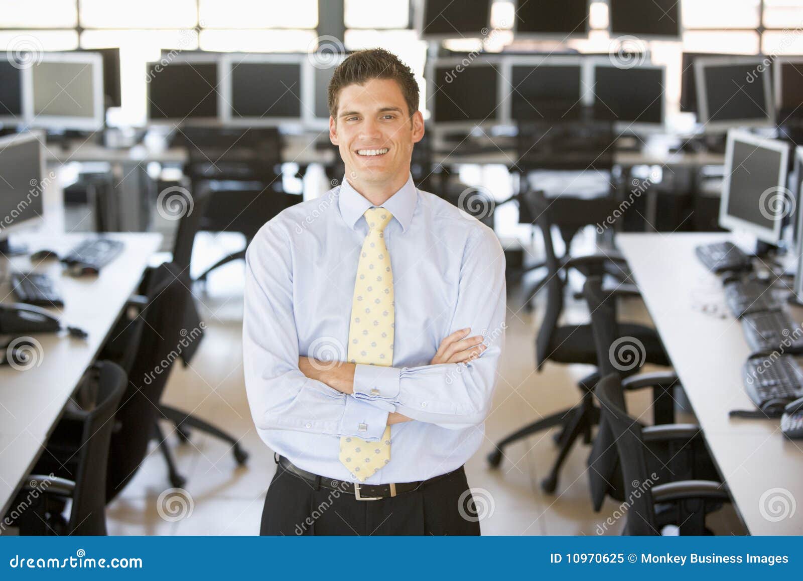 Portrait of a Stock Trader stock image. Image of person - 10970625