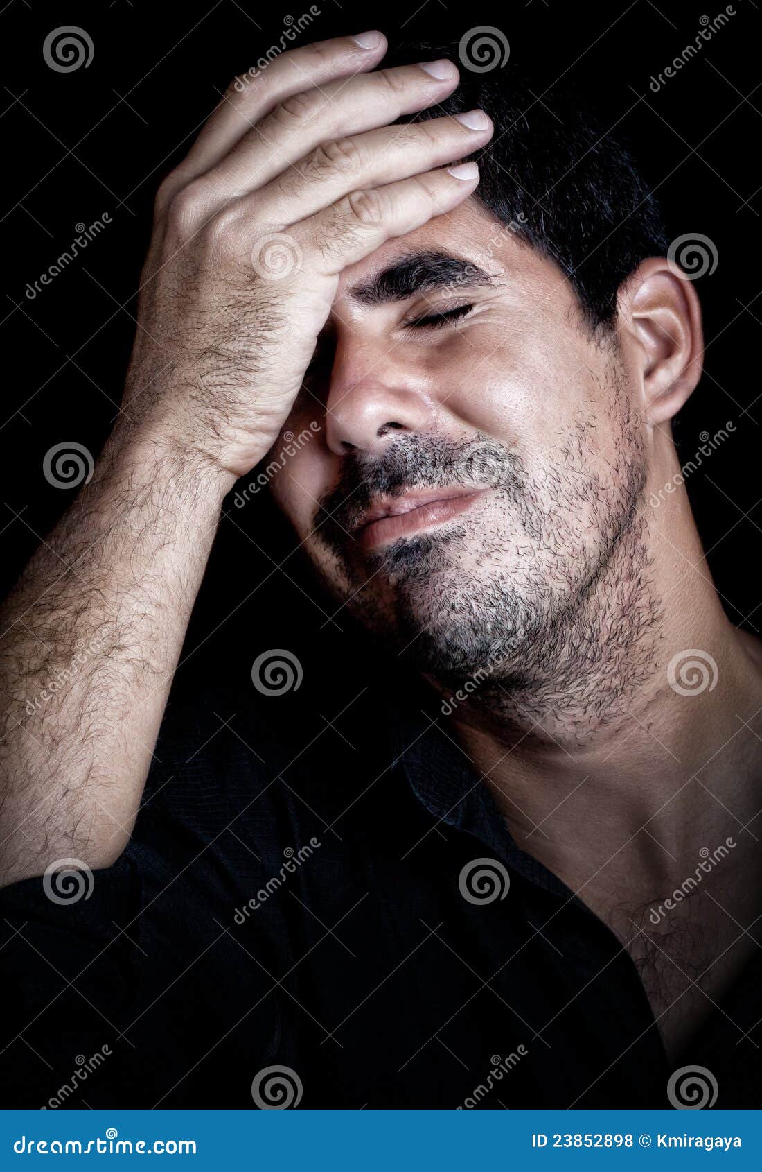 Portrait Of Desperated, Alarmed African American Man Lost His Job, Dont ...