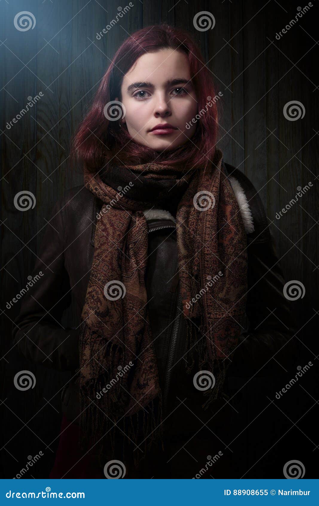 Portrait of a Strict Looking Woman Stock Image - Image of wall, strict ...