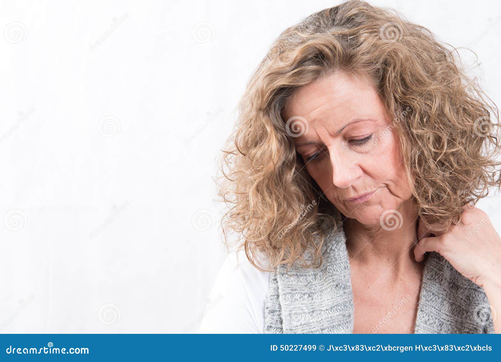 Portrait Strong, Disappointed Woman Stock Image - Image of strong ...