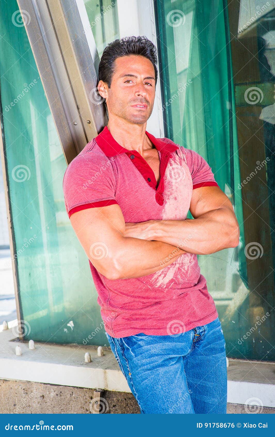 Portrait of Strong, Health Middle Age American Man in New York Stock ... Portrait of Strong, Health Middle Age American Man in New York Stock ...