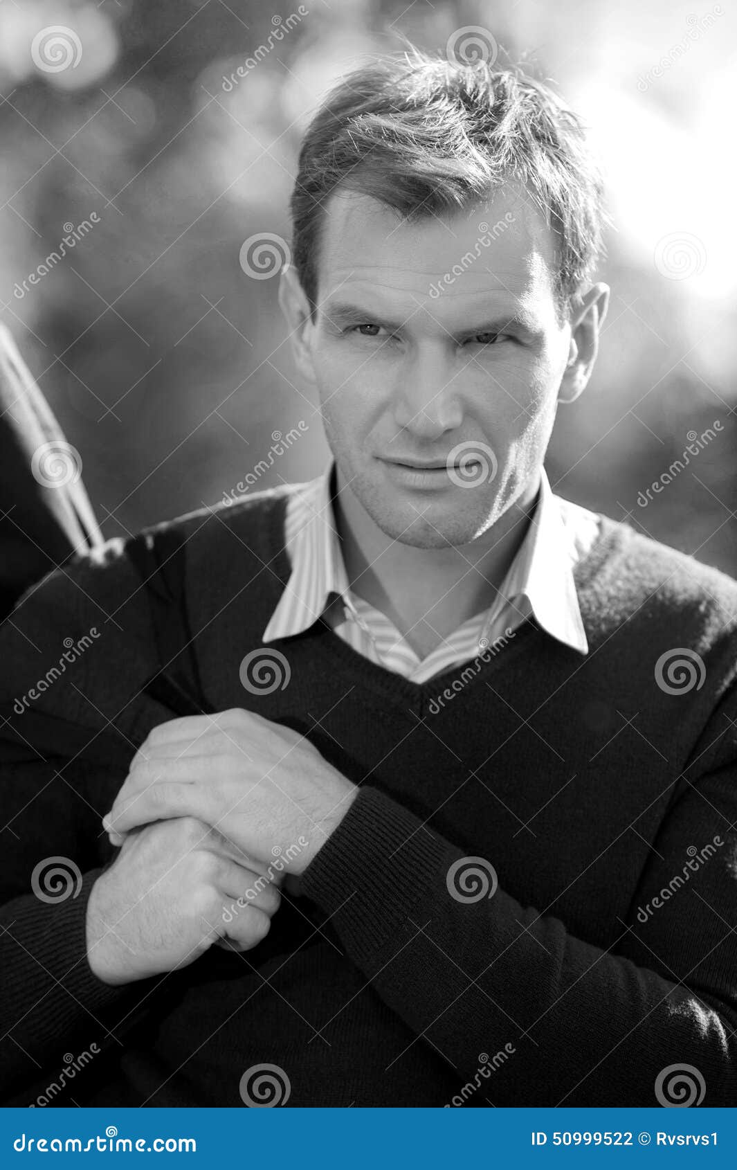 Portrait of strong man stock photo. Image of charisma - 50999522