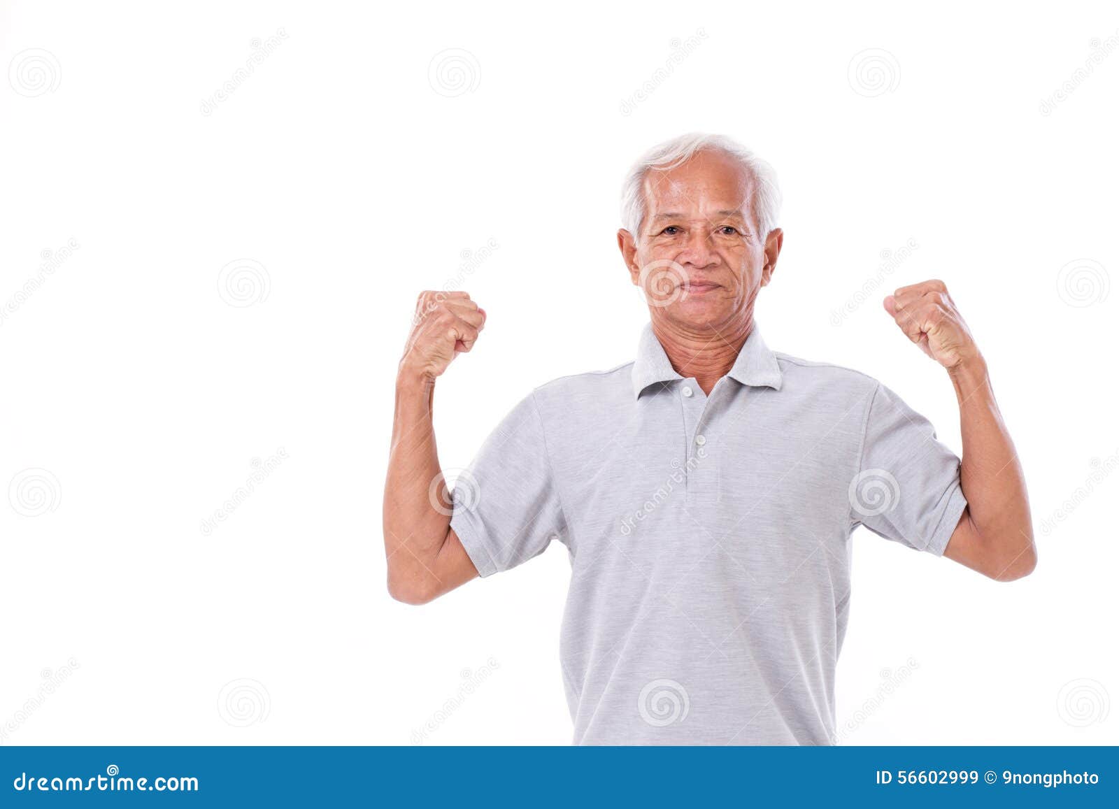 Portrait of a Strong Old Man Stock Image - Image of ethnicity, aging ...