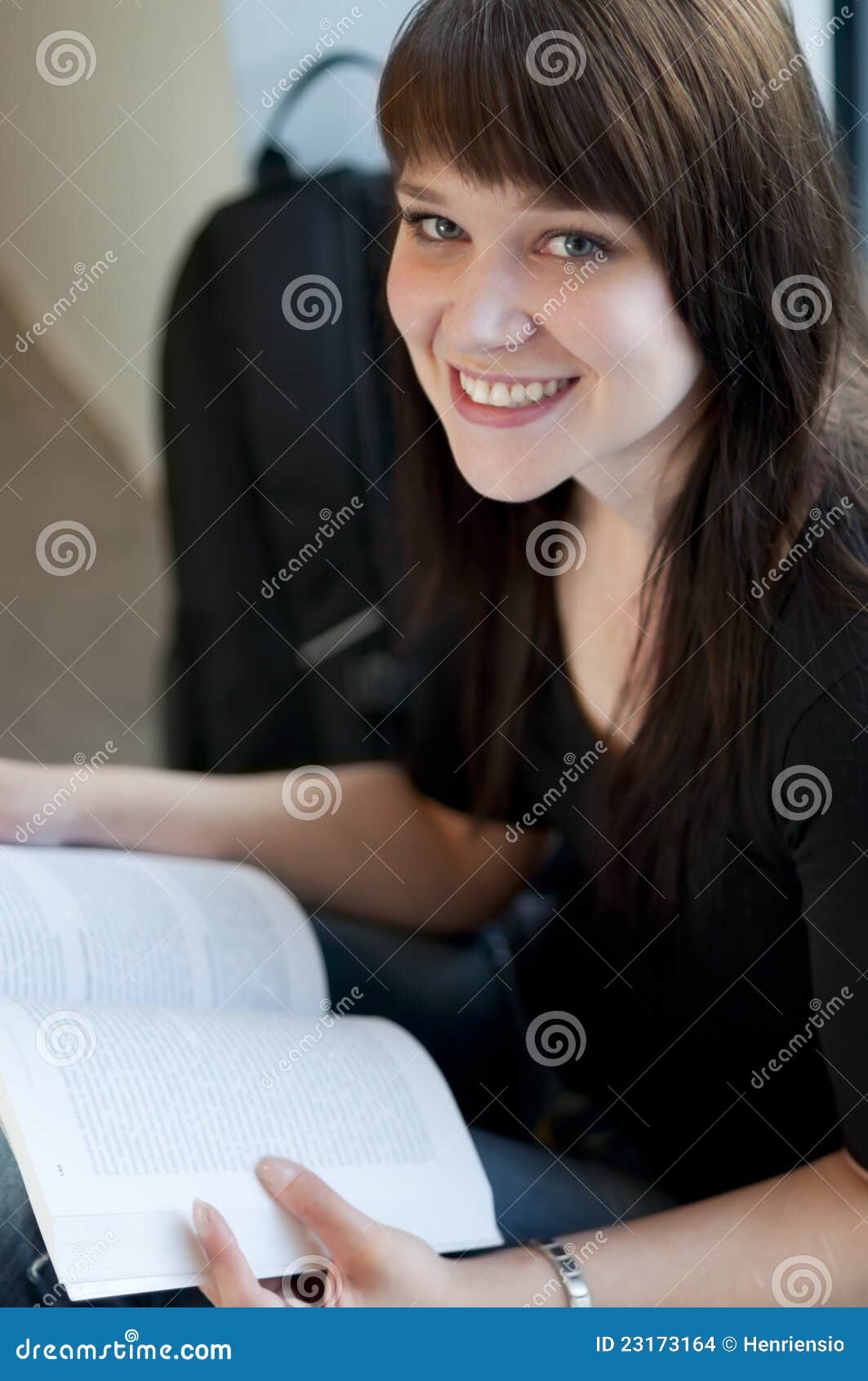 Portrait of student stock photo. Image of teenager, lady - 23173164