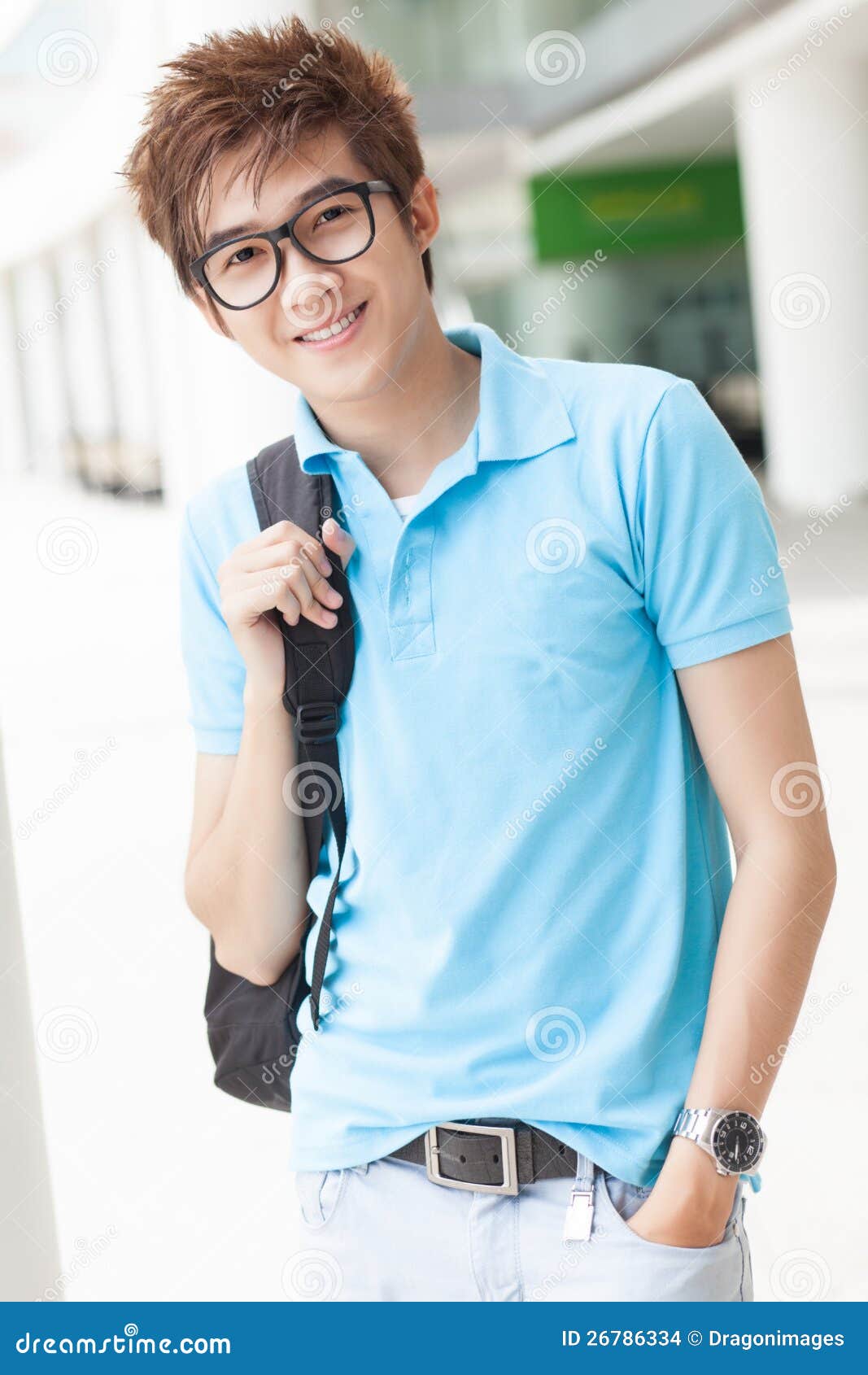 Portrait of a student stock photo. Image of casual, enjoyment - 26786334